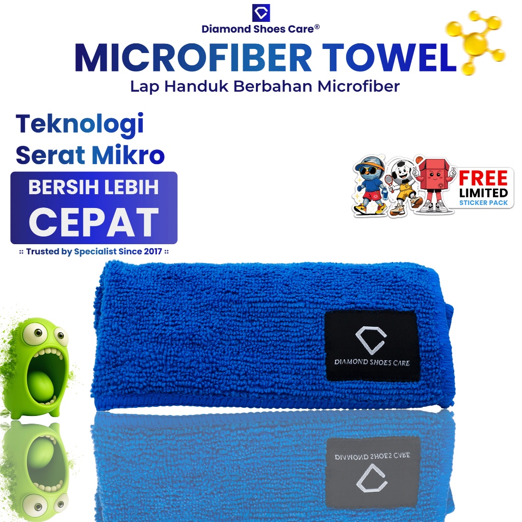 Jual Diamond Lap Microfiber Serbaguna Untuk Sepatu, Cepat Kering dan ...
