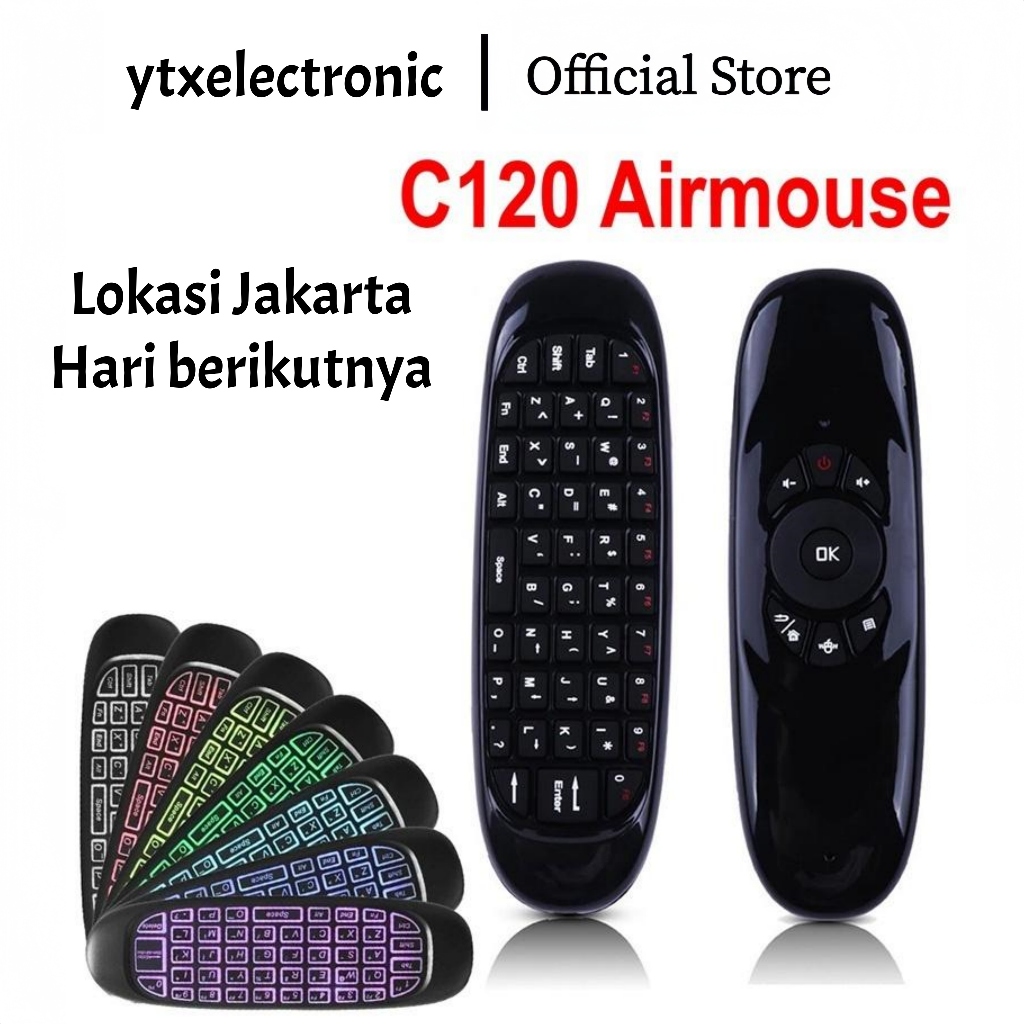 Jual Air Mouse Wireless Keyboard For Android TV 2.4G Smart Universal ...