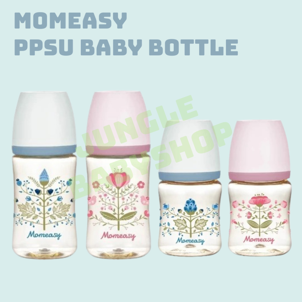 Jual MOMEASY PPSU Wideneck Feeding Bottle Botol Bayi PPSU 240 ml 150 ml ...