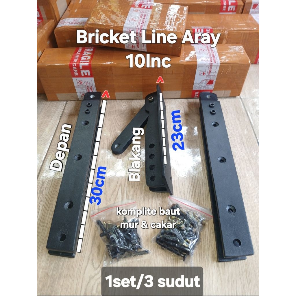 Jual BRECKET LINE ARAY 10 INC BERKUALITAS BAHAN ALUMINIUM/DIRAL COR ...