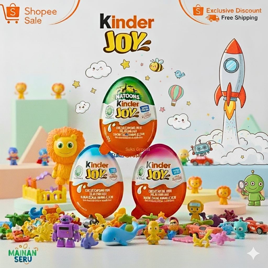 Jual Kinder Joy Mainan Anak Viral | Shopee Indonesia