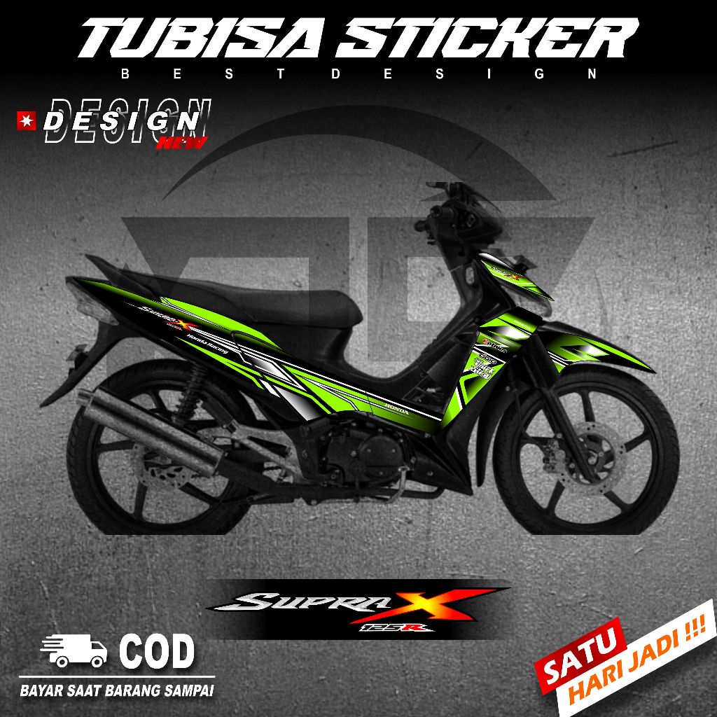 Jual Sticker Striping Variasi Supra X 125 - Striping Motor Supra X 125 ...