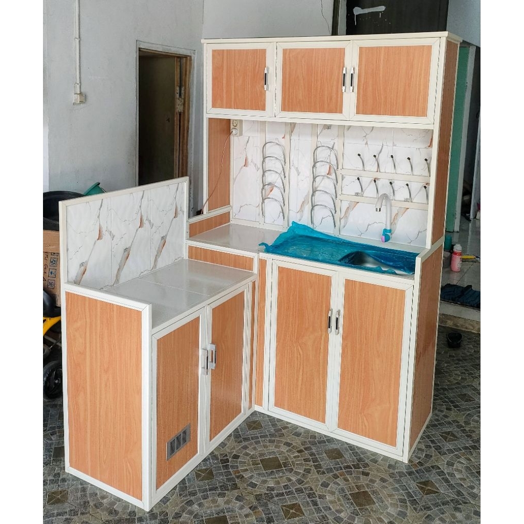Jual Kitchen Set Rak Piring 2 Meter | Shopee Indonesia