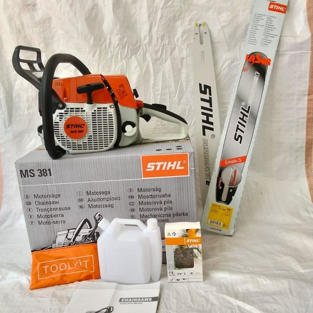 Jual Mesin Chainsaw MS 381 STIHL Bar 25 Inch Laser original Siap Pakai ...