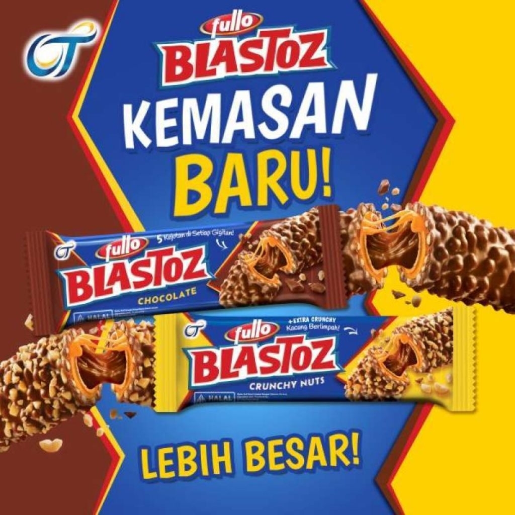 Jual Wafer Blastoz Rasa Chocolate /Crunchy Nuts 1 Box (12 pcs) | Shopee ...