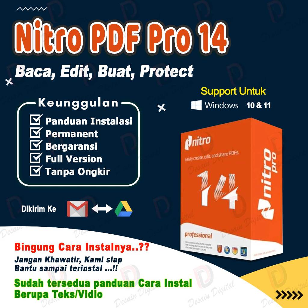 Jual Nitro PDF Pro 14 Full Version Window - Jaminan Terinstal | Shopee ...