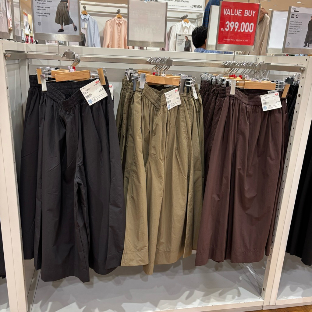 Jual kulot nilon 7/8 uniqlo cewek sale | Shopee Indonesia