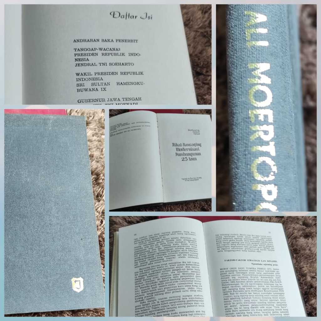 Jual Seken Buku Hard Cover Rikat Rancaging Modernisasi Pembangunan 25 ...