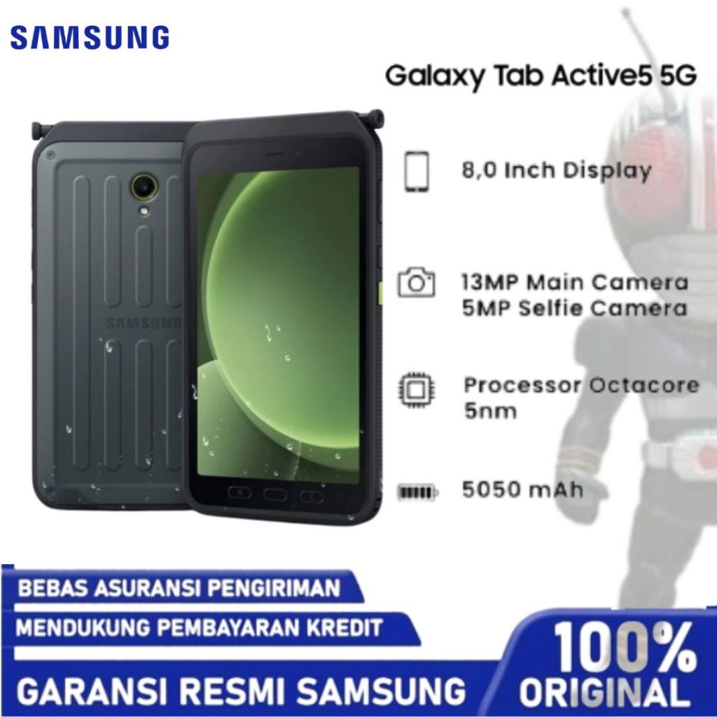 Jual Samsung Galaxy Tab Active5 5G NFC 6/128GB ORIGINAL GARANSI RESMI ...