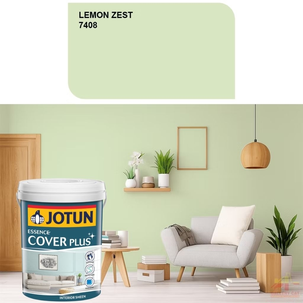 Jual JOTUN COVER PLUS isi 18 Liter Warna 7408 Lemon Zest - CAT TEMBOK ...