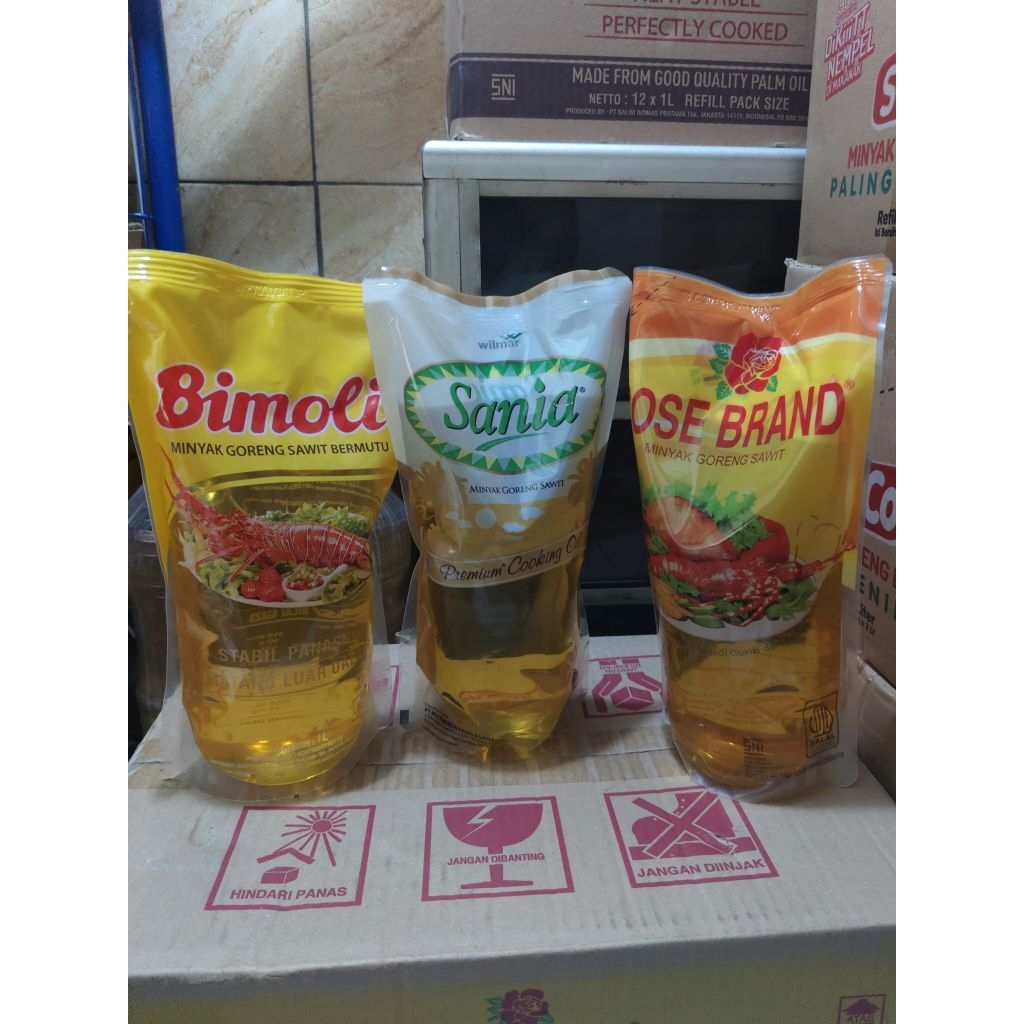 Jual Minyak Goreng Sania, Rosebrand kemasan 1liter | Shopee Indonesia