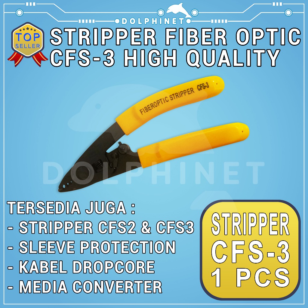 Jual Stripper Fiber Optic 3 Hole CFS-3 / Pengupas Kabel Core Fiber ...
