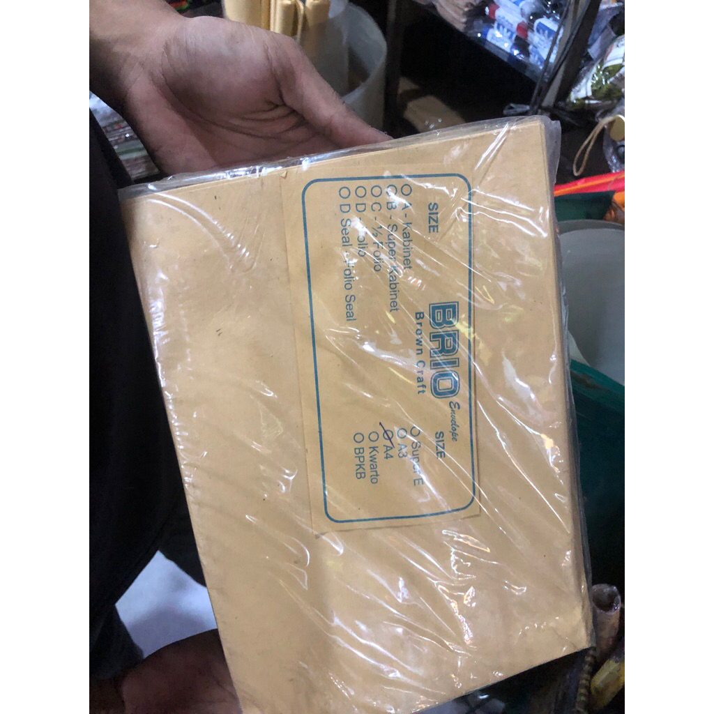Jual Map coklat polos uk A4 tebal murah | Shopee Indonesia