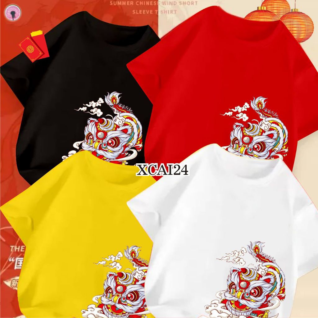 Jual DDS XCAI24 Kaos Cny Family Shio Kuda Kaos Imlek Family Year Of ...