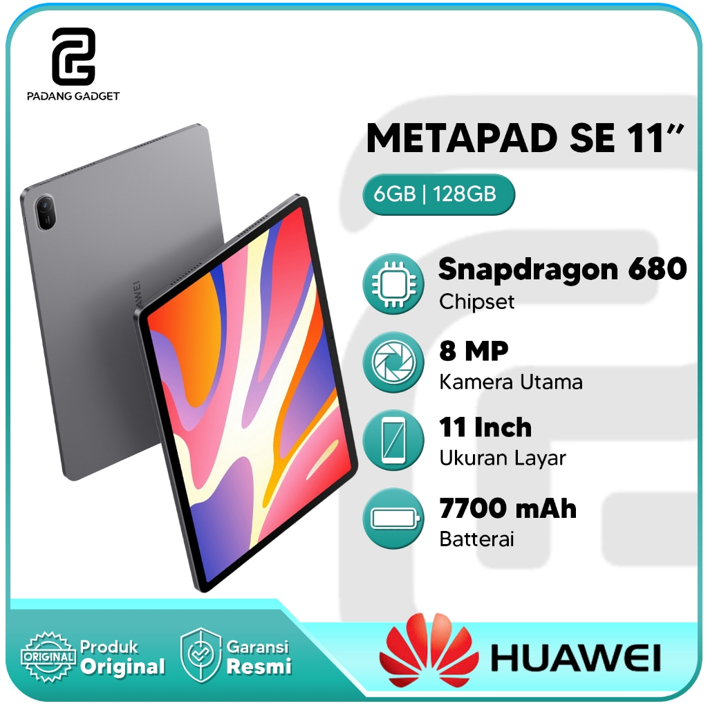Jual HUAWEI MatePad SE 11" Tablet [6+128GB] | 2K Eye Comfort Display ...