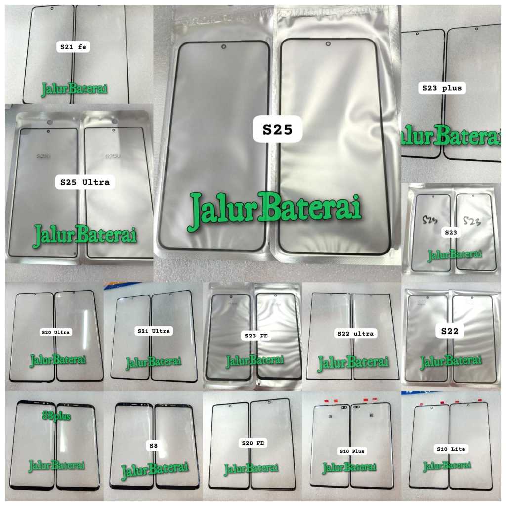 Jual Kaca Lcd Glass Depan Samsung Galaxy S8 S10 S20 S21 S22 S23 S24 S25 ...