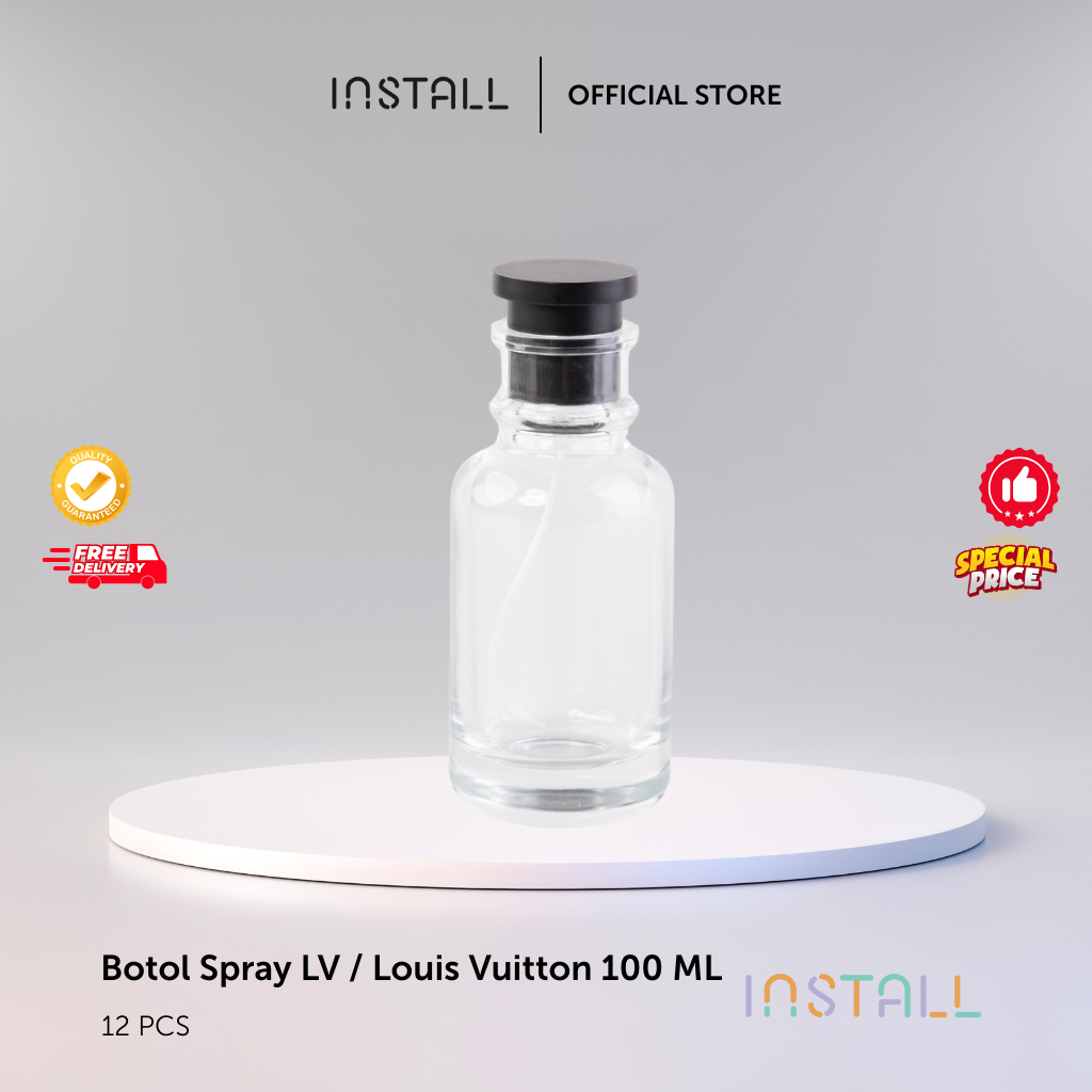 Jual [6 PCS] Botol Parfum Refill 100 ml | Spray Kaca LV / Louis Vuitton ...