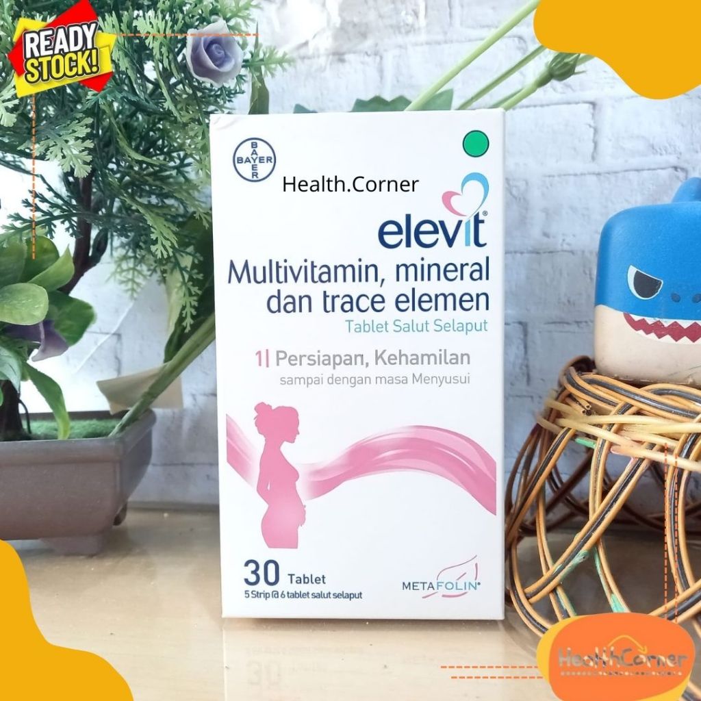 Jual Elevit Multivitamin , Mineral , dan Trace Elemen isi 30 tablet ...