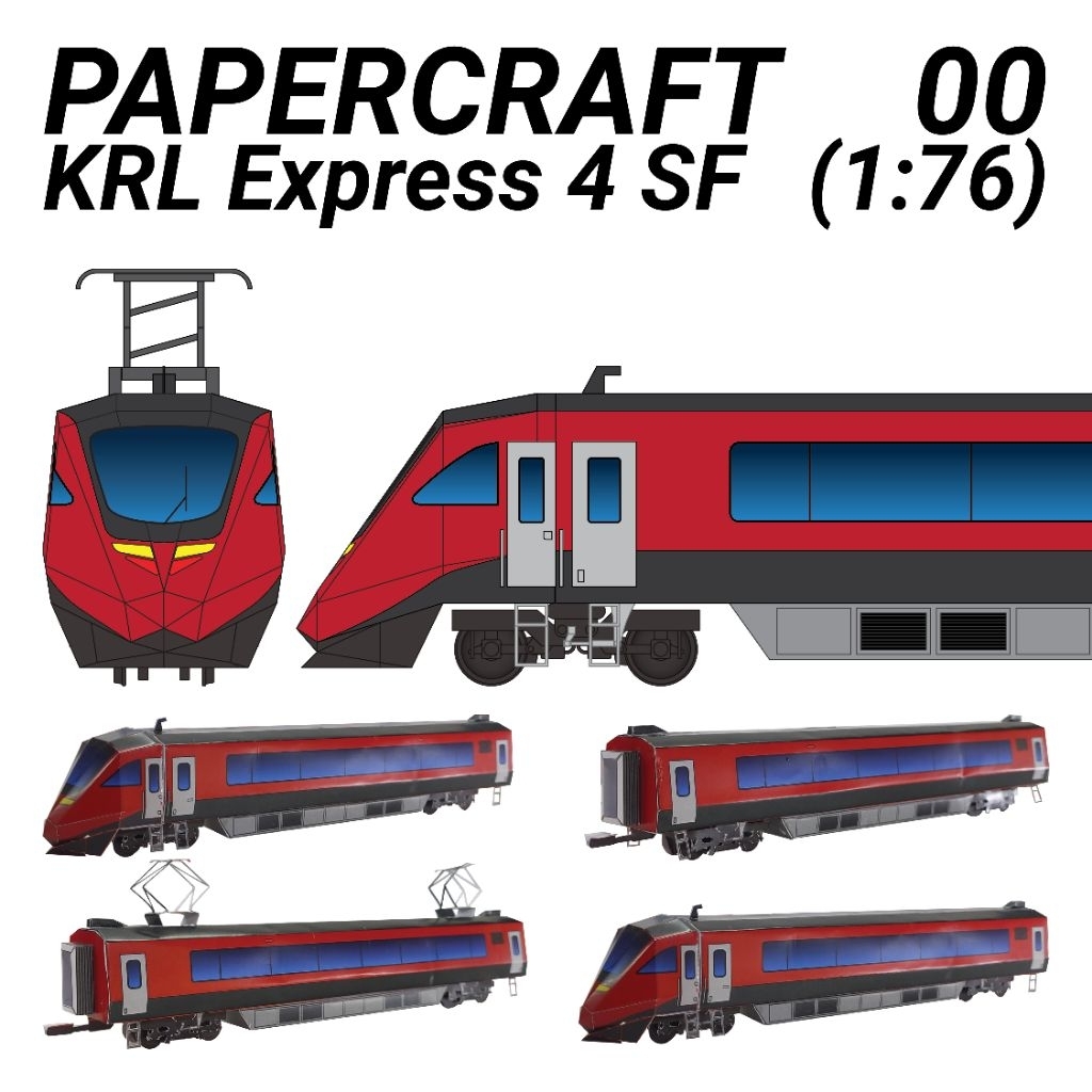 Jual Papercraft KRL Express 4 SF | Shopee Indonesia