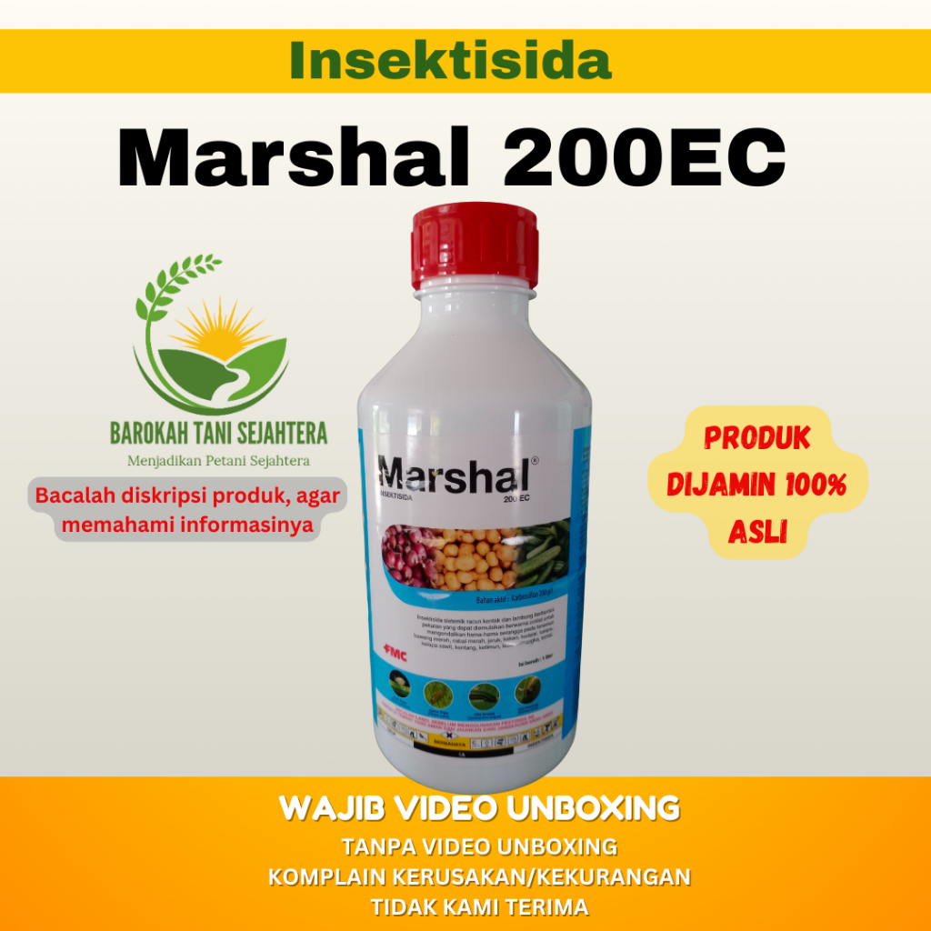 Jual MARSHAL 200 EC 500 ML INSEKTISIDA AKARISIDA / AKARISIDA SYSTEMIK ...