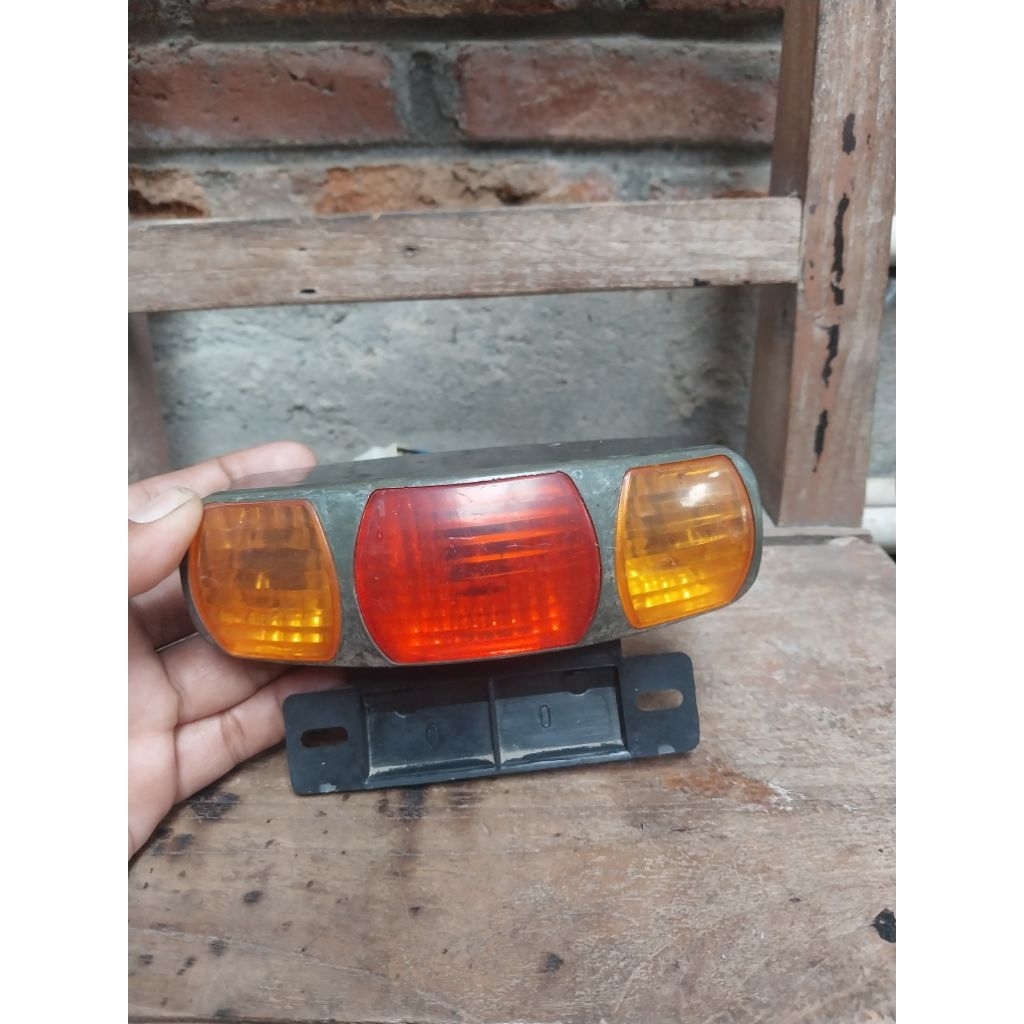 Jual lampu belakang stop lamp set sen sepeda listrik | Shopee Indonesia