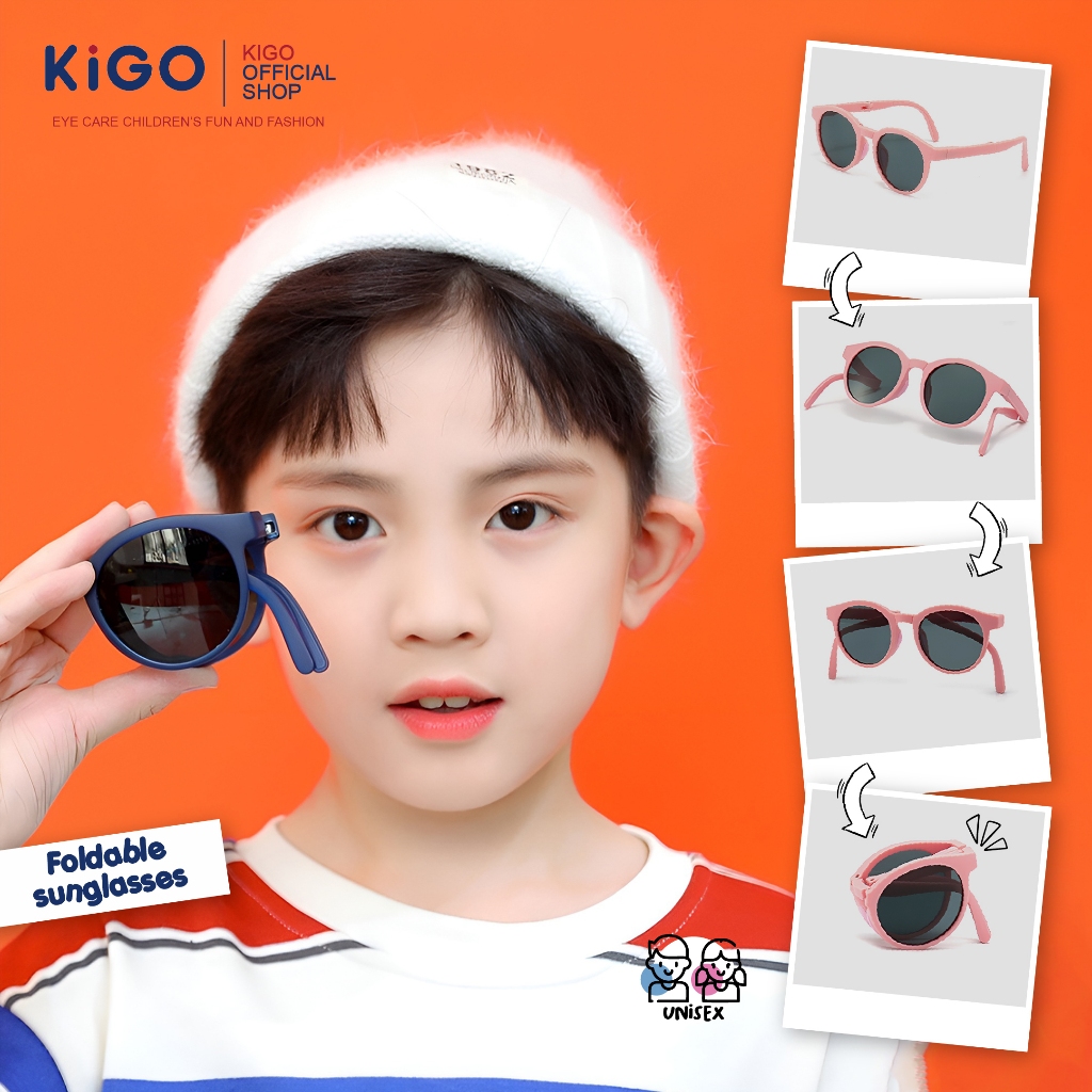 Jual KIGO Kacamata Anak Sunglasses Fashion Kids Pria Wanita Bahan TR90 ...