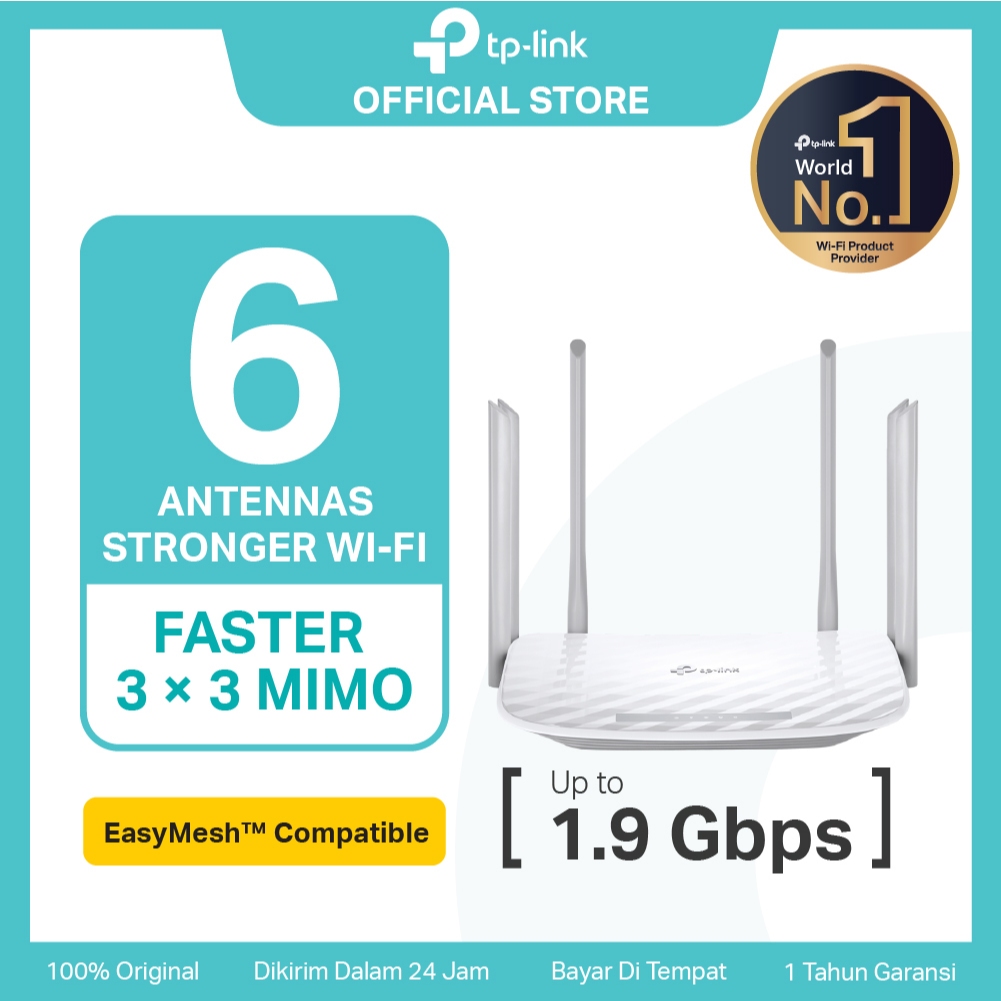 Jual TP-Link Archer C86 | AC1900 WiFi 5 Router | Dual Band 2.4Ghz 5 Ghz ...