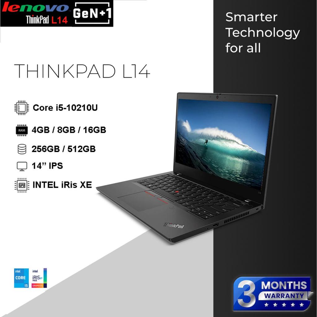 Jual Laptop Lenovo Thinkpad L14 Core i5 Gen 10 | 16GB / 512GB | 14" IPS ...