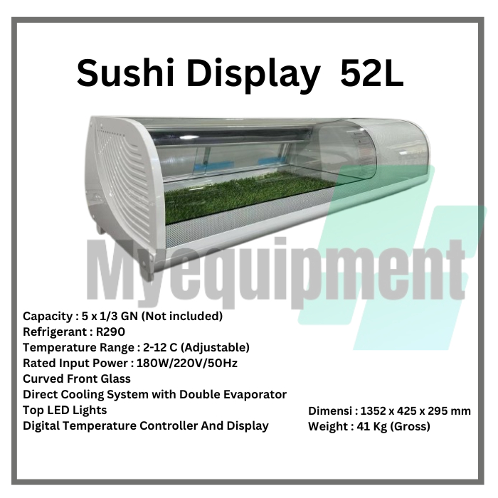 Jual SUSHI DISPLAY 52L SUSHI SHOWCASE | Shopee Indonesia