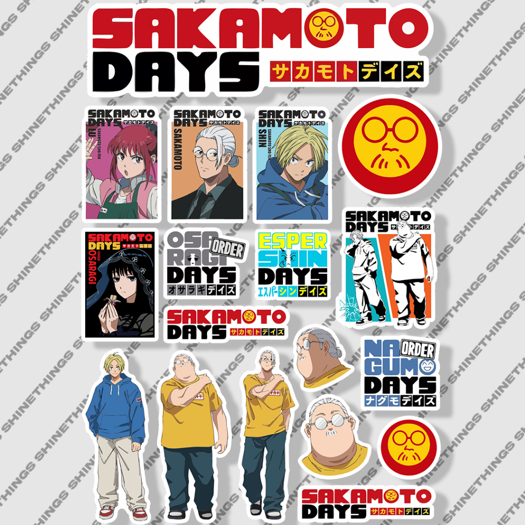Jual Stiker anime Sakamoto Days || Shin Osaragi Lu | Shopee Indonesia