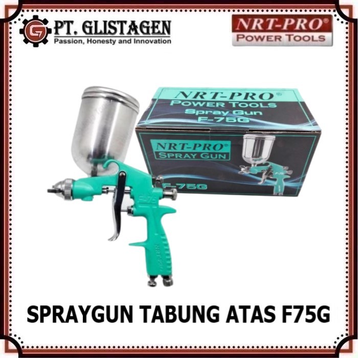 Jual NRT PRO F75G Spray Gun Tabung Atas 400cc 1.5mm Alat Semprot Cat ...