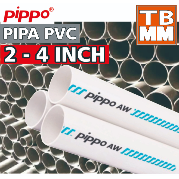 Jual PIPA PVC PARALON 1 METER UKURAN 2 - 4 INCH | Shopee Indonesia
