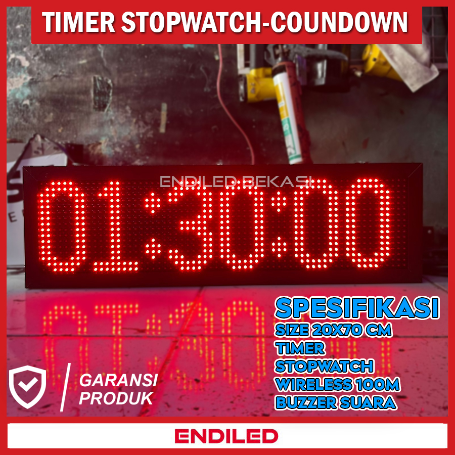 Jual Led Display Timer Countdown-Stopwatch wireless | Shopee Indonesia