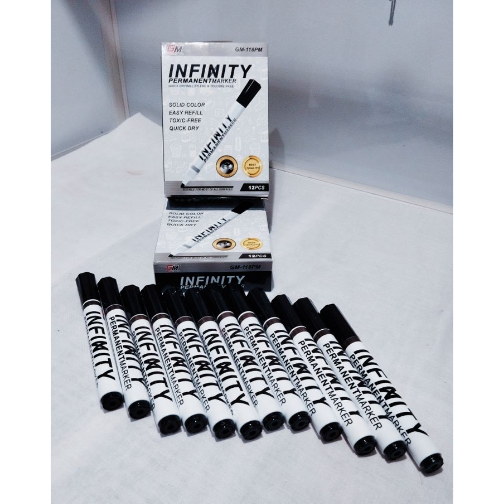 Jual spidol permanent per box 12 pcs | Shopee Indonesia