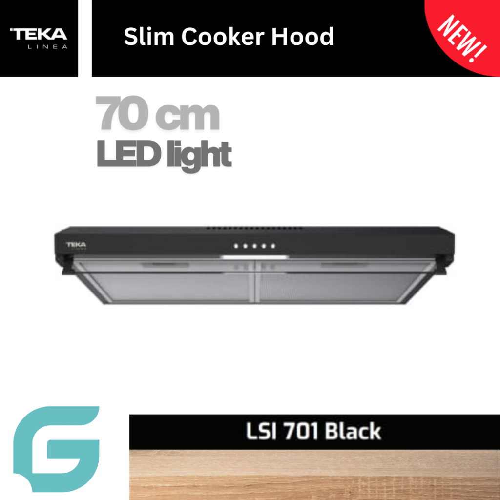 Jual TEKA LINEA Slim Cooker Hood Penghisap Asap Dapur 70 cm LSI 701 ...