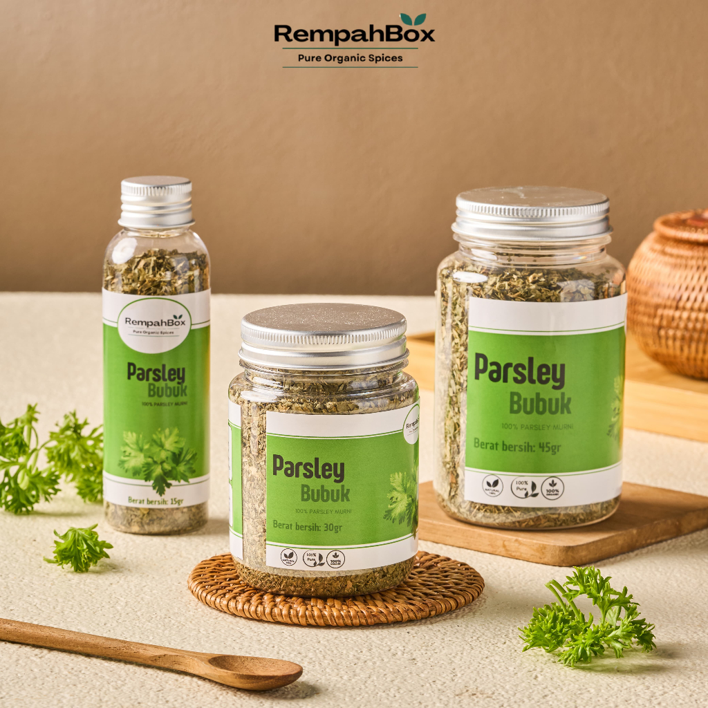 Jual Rempah Box - Bubuk Parsley Peterseli Parsley Powder Bumbu Dapur ...