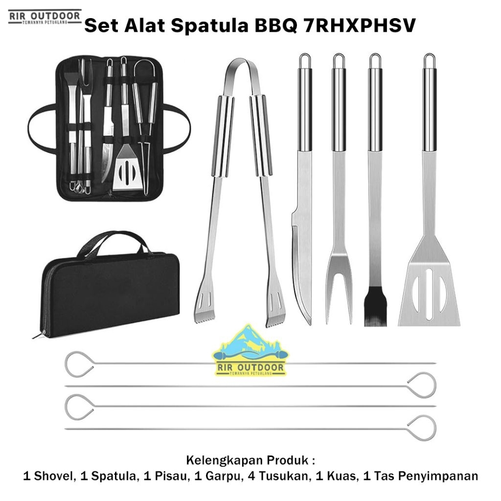 Jual Set Alat Spatula BBQ 7RHXPHSV SET ALAT MASAK LENGKAP | Shopee ...