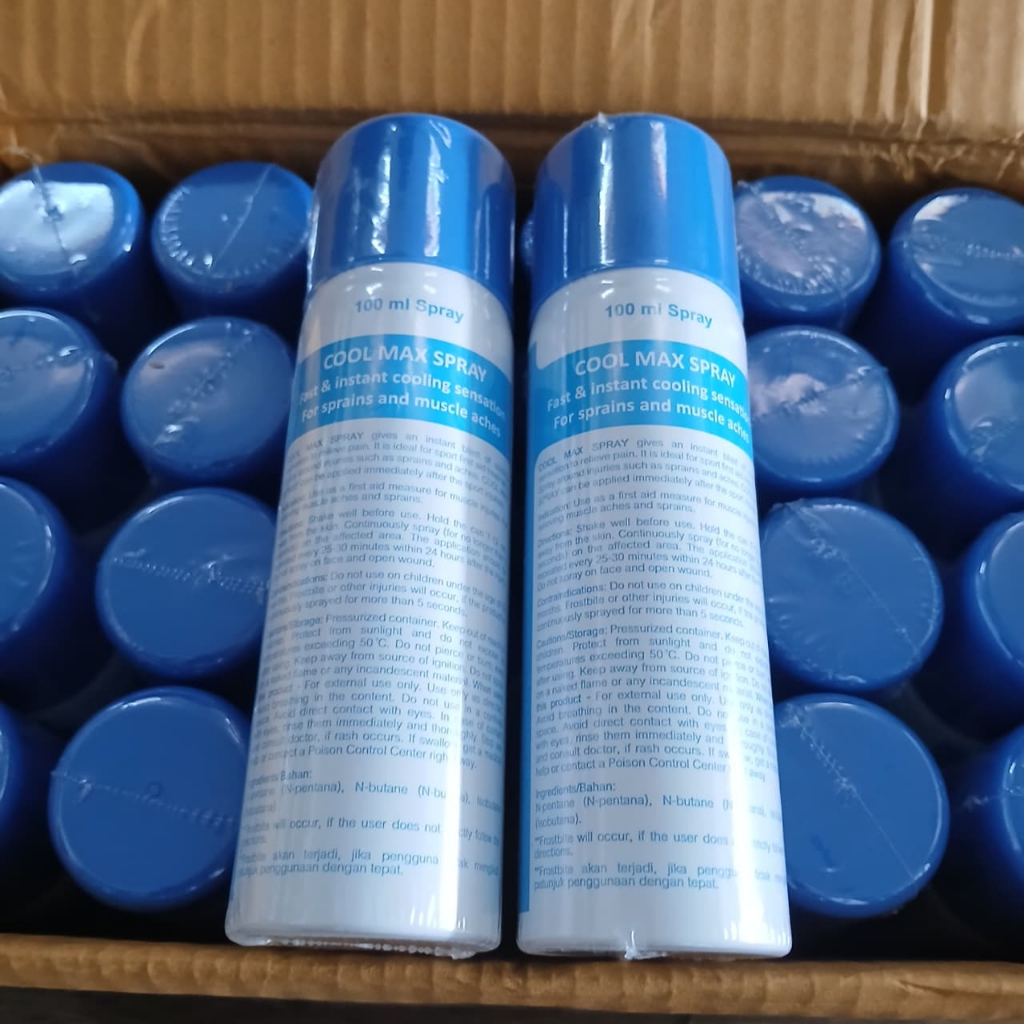 Jual Cool Max Spray 100ml / Cooling Spray Kaleng | Shopee Indonesia
