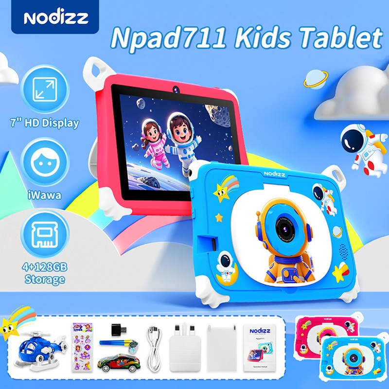 Jual NODIZZ Npad711 Tablet Edukasi Anak 4+128GB 7 inci Layar Penuh ...