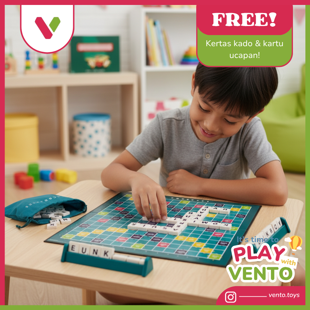 Jual [VENTO TOYS] Susun Kata Board Game – Mainan Edukasi Anak & Dewasa ...