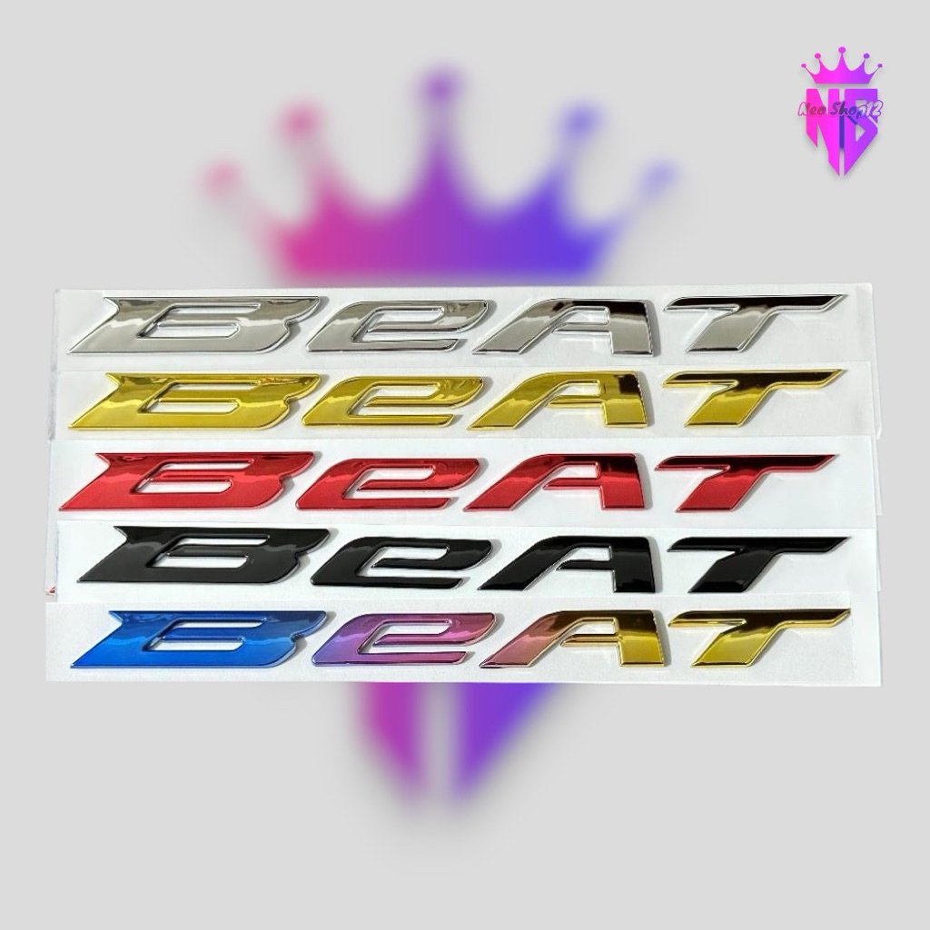 Jual Emblem 3D Honda Beat New DELUXE 2024 Harga Sepasang | Shopee Indonesia