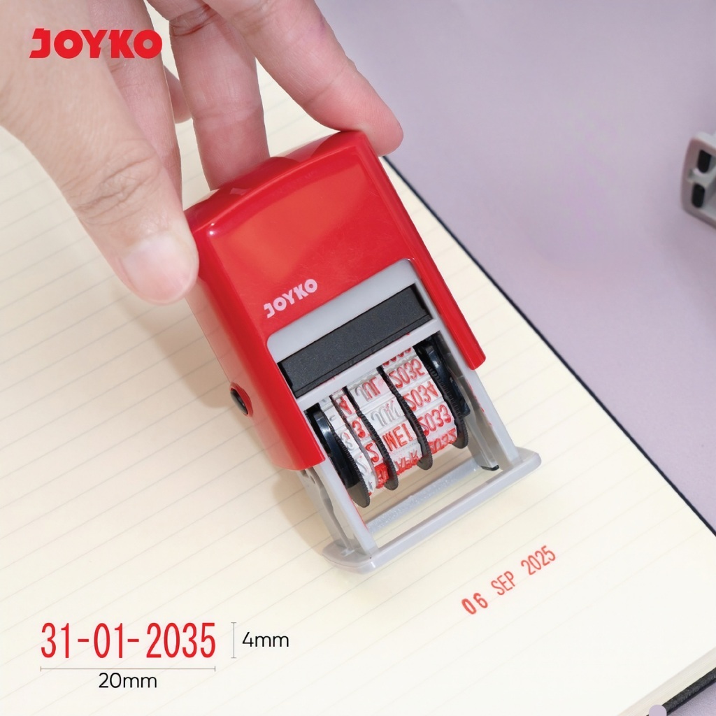 Jual Joyko Date Stamp Self Inking / Stempel Tanggal Joyko Tinta Stempel Bulan Tahun S-75 ...