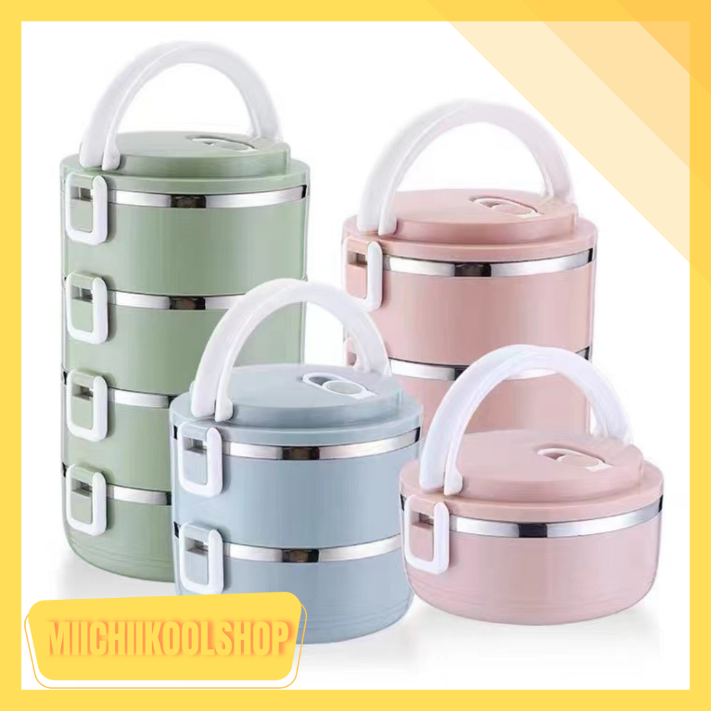 Jual RANTANG POLOS / RANTANG LUNCH BOX STAINLESS / LUNCH BOX POLOS ...