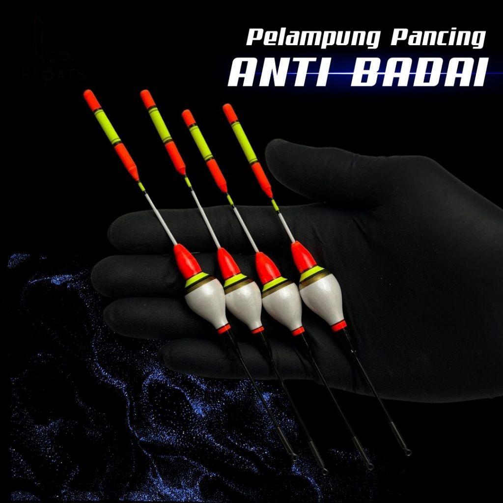 Jual pelampung pancing anti badai kayu sensitif panjang 15cm memancing ...