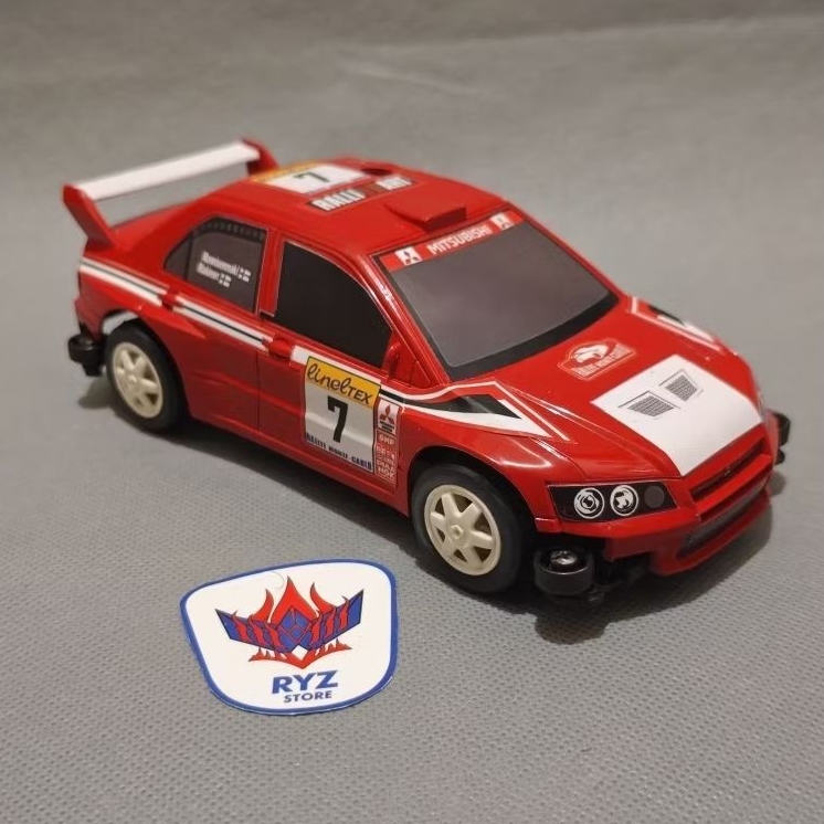 Jual Tamiya TR1 Chassis Mitsubishi Lancer Evolution Rally Mini 4WD ...
