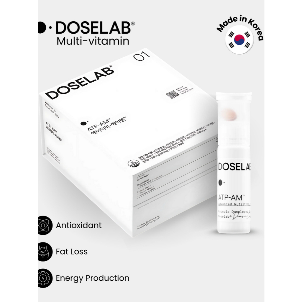 Jual Suplemen Vitamin Korea Kesehatan Daya Tubuh Doselab ATP AM 10 Days ...