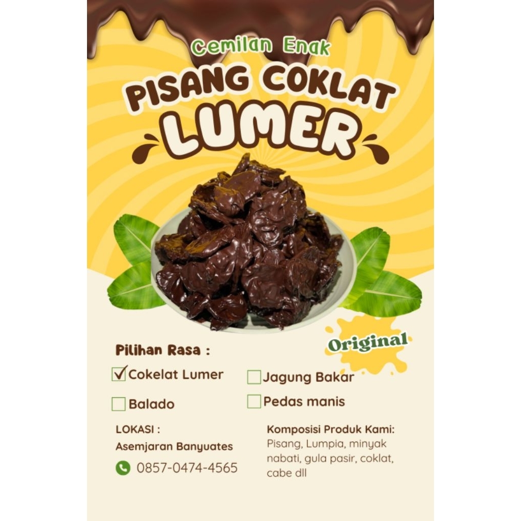 Jual PISANG COKLAT LUMER | Shopee Indonesia