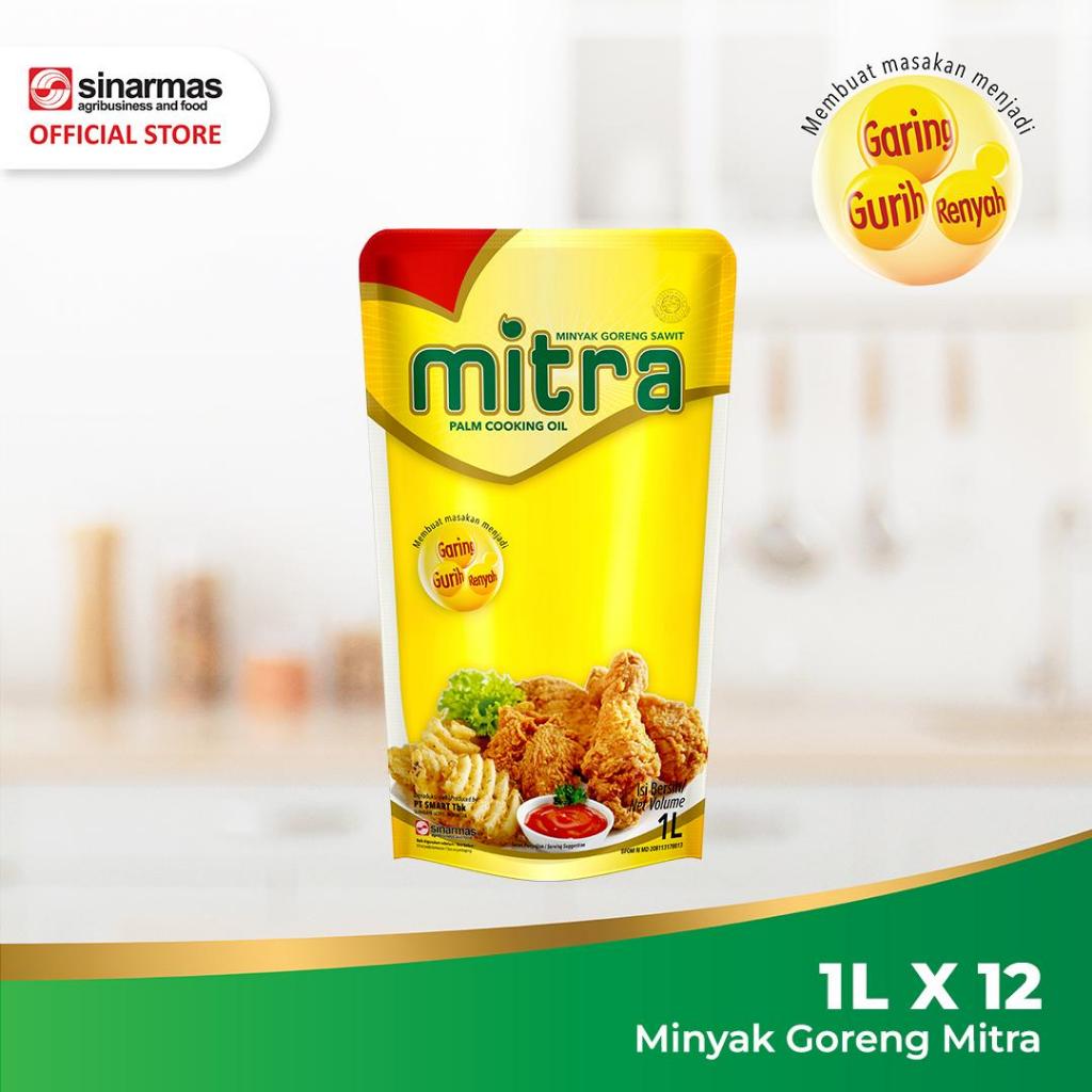 Jual Mitra Minyak Goreng Pouch 1L x 12pcs (1 Karton) | Shopee Indonesia