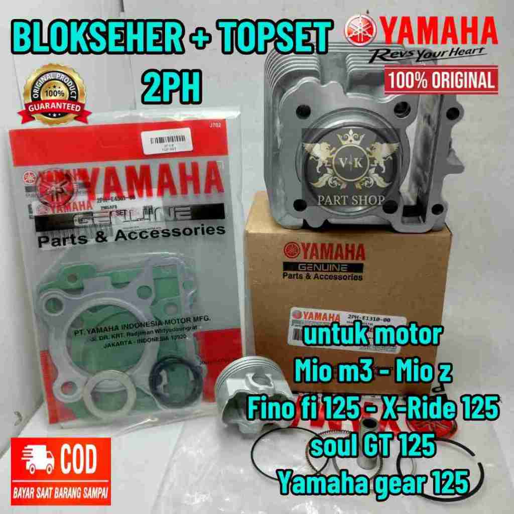 Jual BLOK SEHER + TOPSET KODE-2PH ASLI ORIGINAL YAMAHA YPG CYLINDER ...
