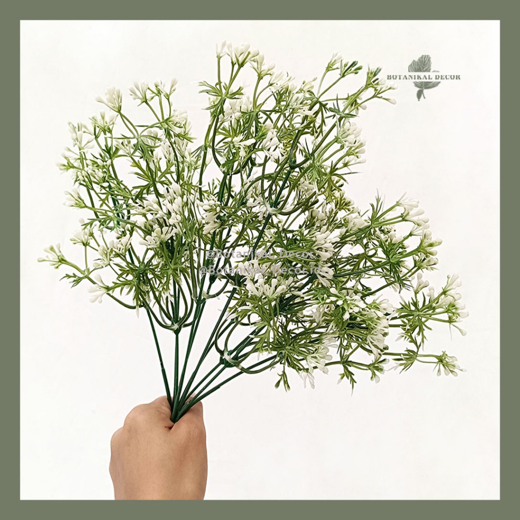 Jual Artificial Gypsophila Baby Breath Rumput Hias Daun Nanas Menik ...